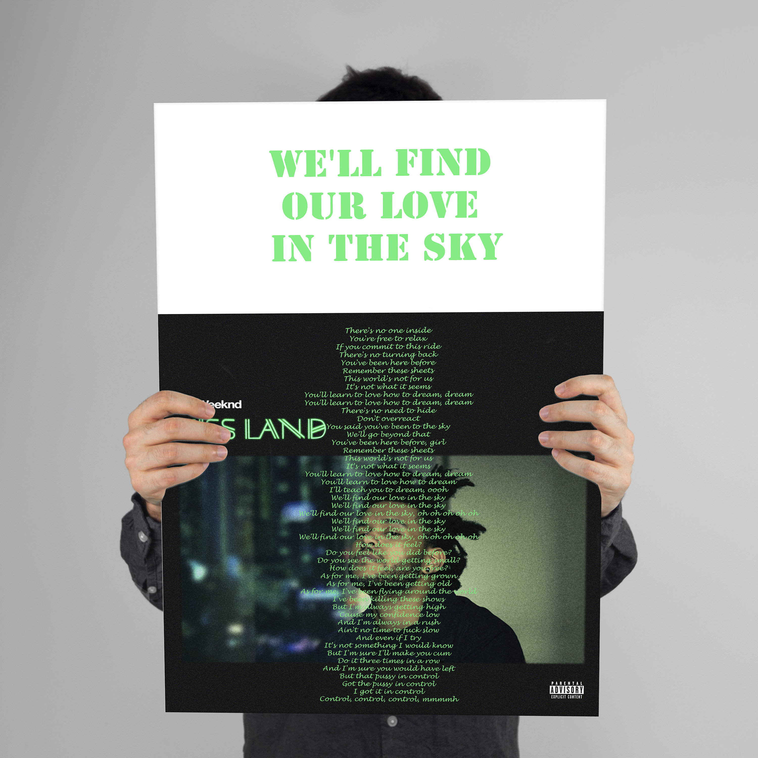 The Weeknd Album Poster Kiss Land Album Cover Love in the - Etsy