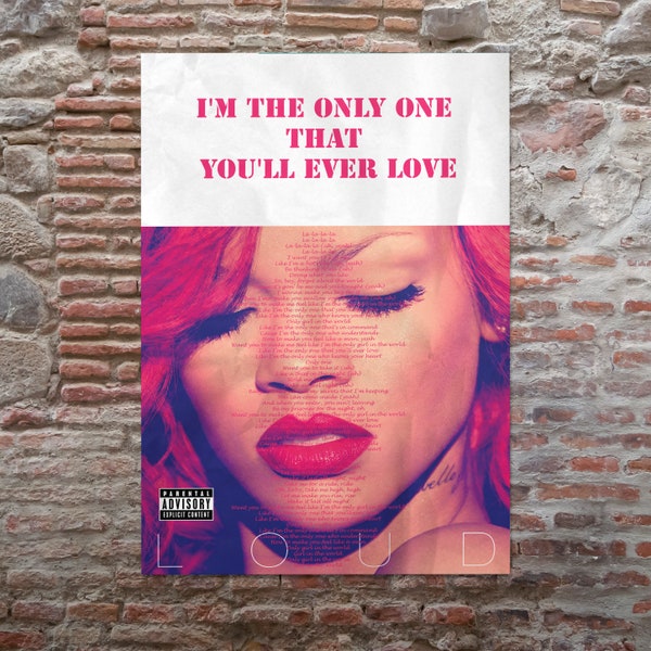 Loud Album Poster - Etsy