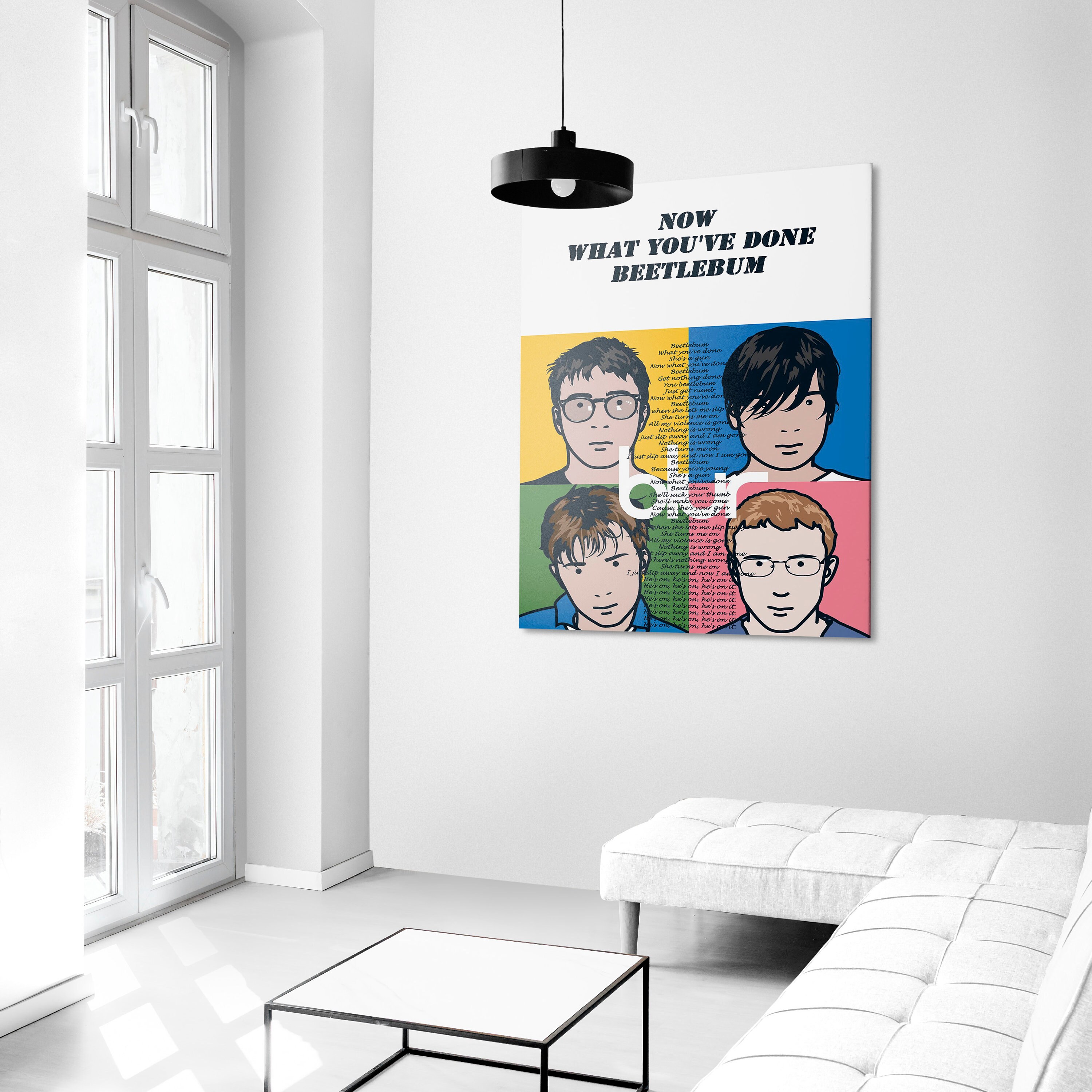 Blur Poster, Blur Album Cover, Blur Album Poster, Blur Gift, Blur Fan Gift, Beetlebum Poster No ...