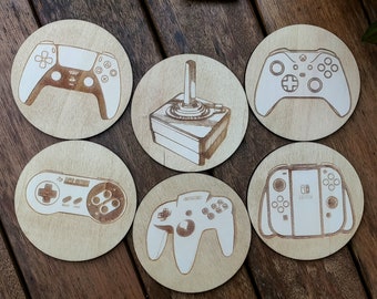 Nintendo Game Coasters - Etsy