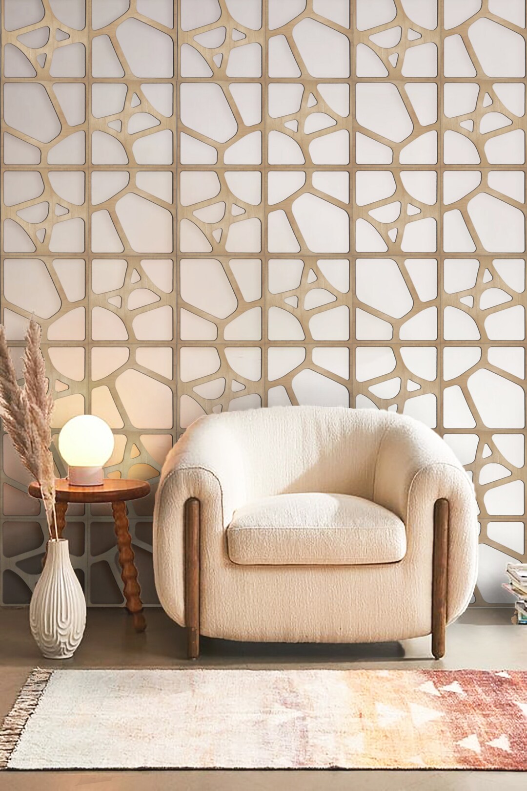 Wood Hollow Panels Cobogo Organic Organic Decorative Panel - Etsy