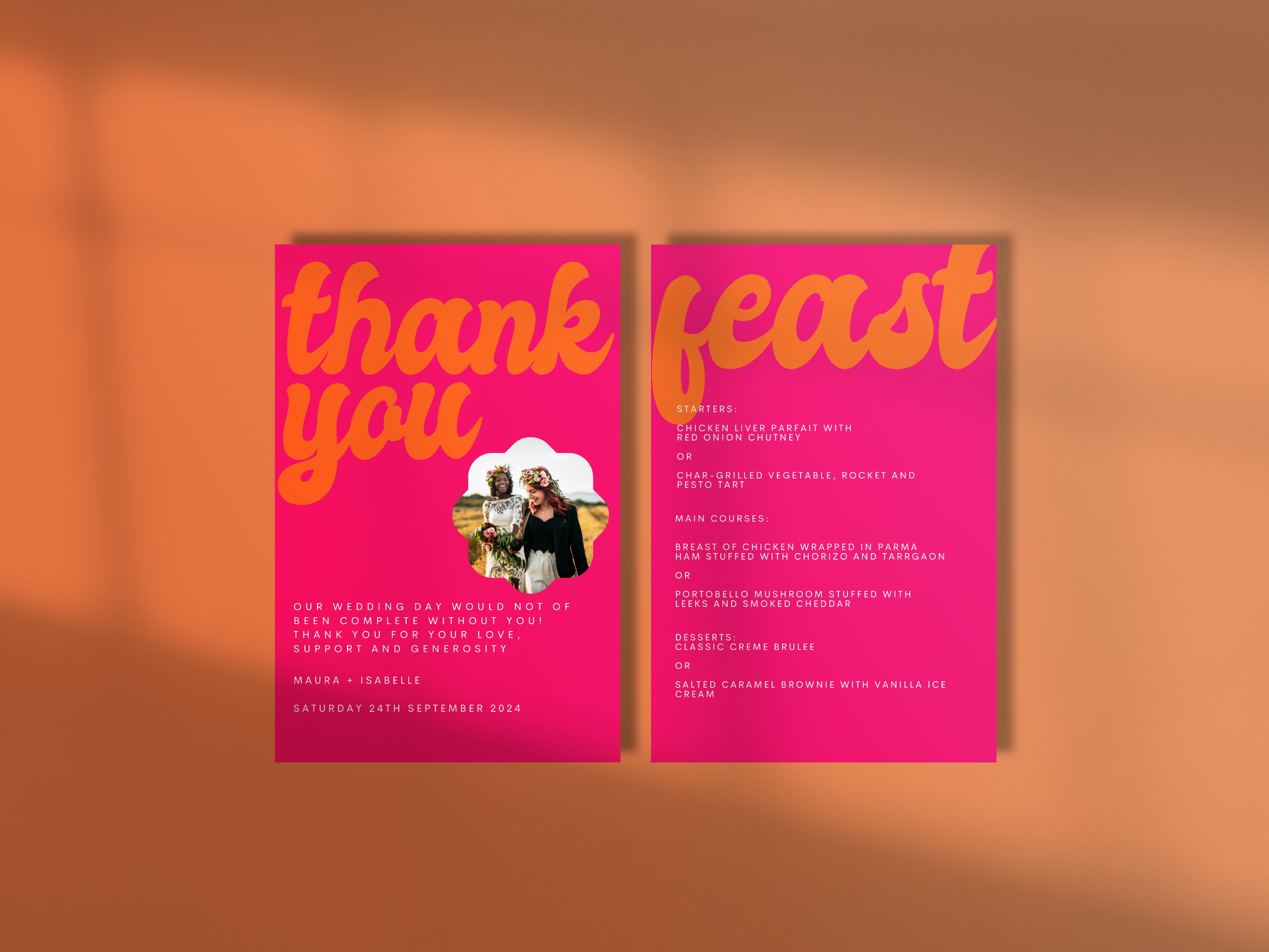 70s Retro Neon Wedding Invitation Template, 70s Retro Funky Wedding ...