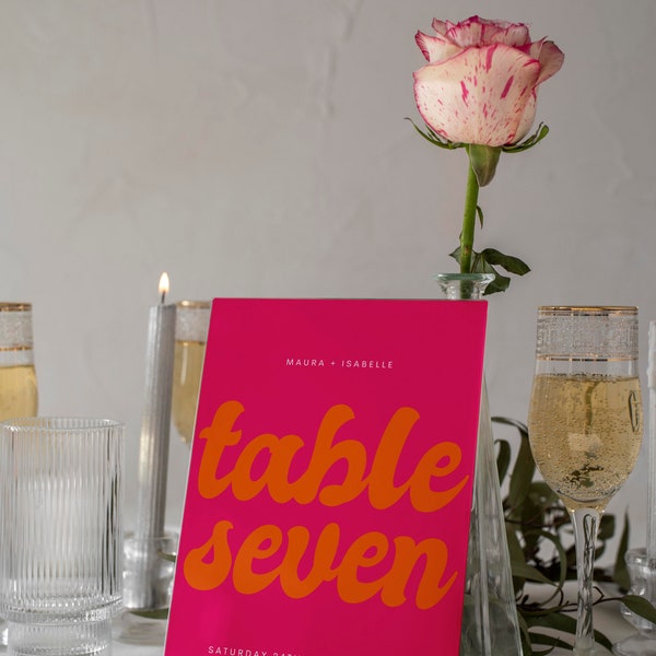 Table Number Display - Etsy