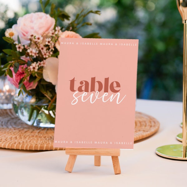 Table Number Display - Etsy