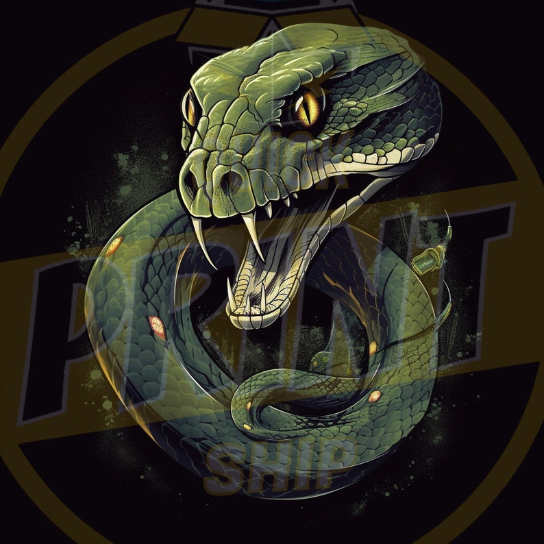 Python Design | Digital Image File | Snake | Scary T-shirt - Etsy