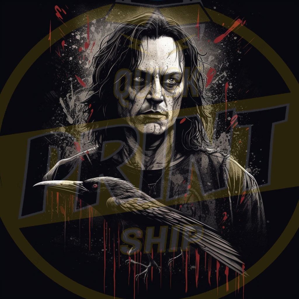 The Crow Digital T-shirt File - Etsy