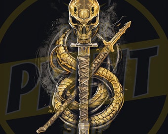 Python Design | Digital Image File | Snake | Scary T-shirt - Etsy