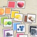 Fruit and Color Matching Activity Card Printable, Montessori Shelf ...