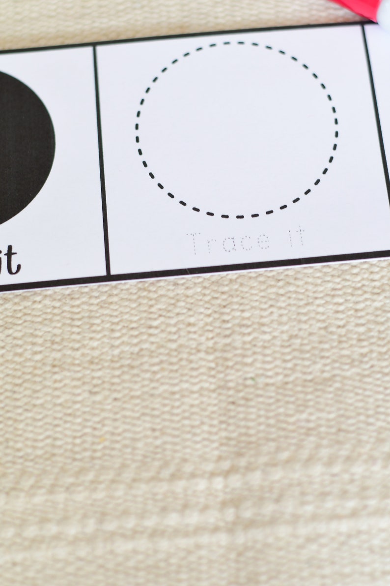 Shape Activity Printable, Trace and Draw on Reusable Worksheet ...