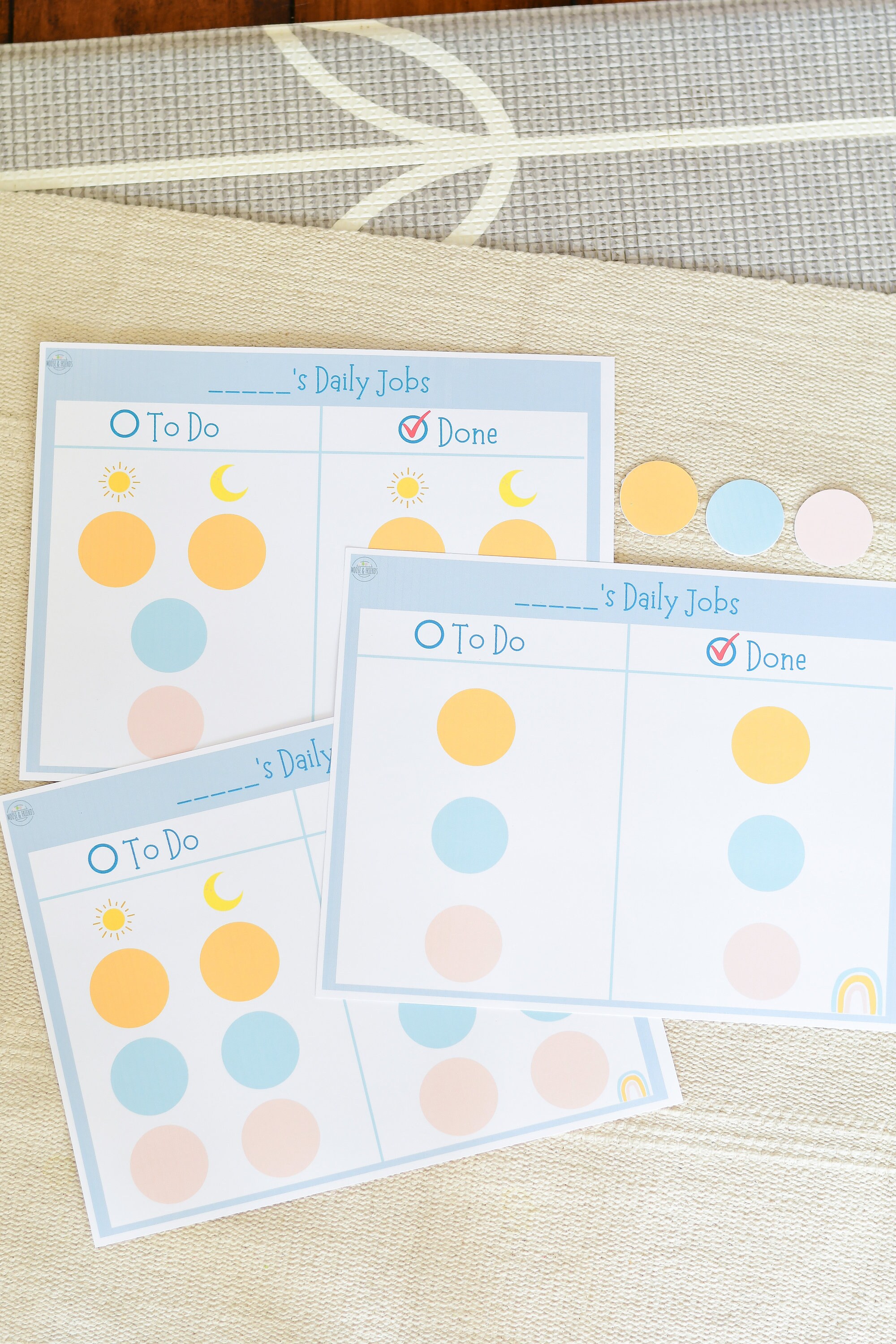 Customizable Job Chart Printable With Reward Tracking and - Etsy