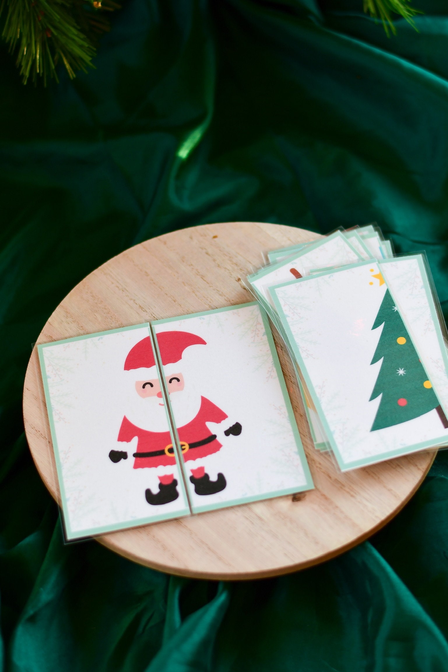 Holiday Puzzle Matching Activity Card Printable Montessori - Etsy