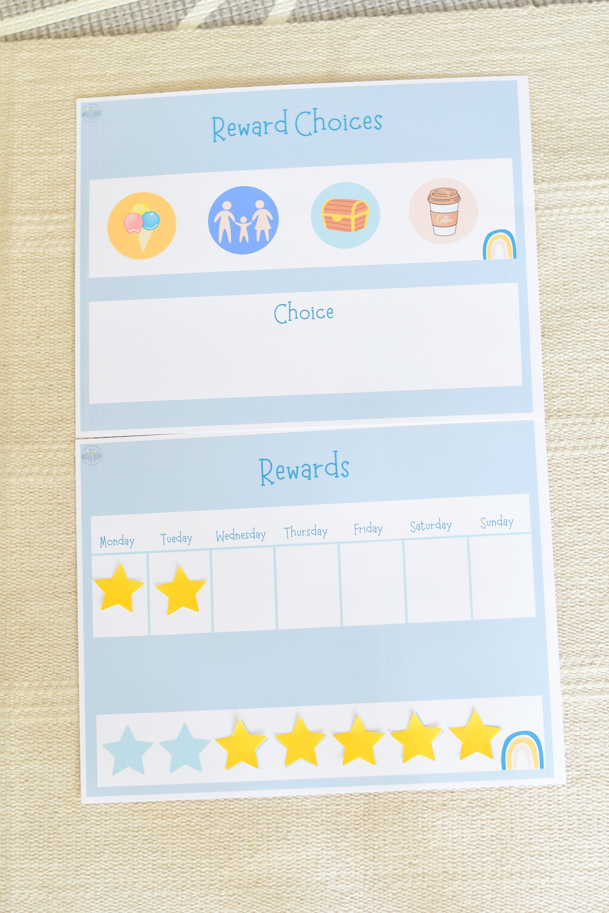 Customizable Job Chart Printable With Reward Tracking and - Etsy