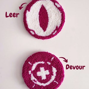 Valorant Reyna Punch Needle Coaster | Gamer Gift | Valorant Fan Art ...