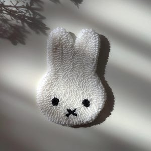 Miffy Punch Needle Coaster, Kawaii Decor, Tufted Mug Rug, Housewarming ...