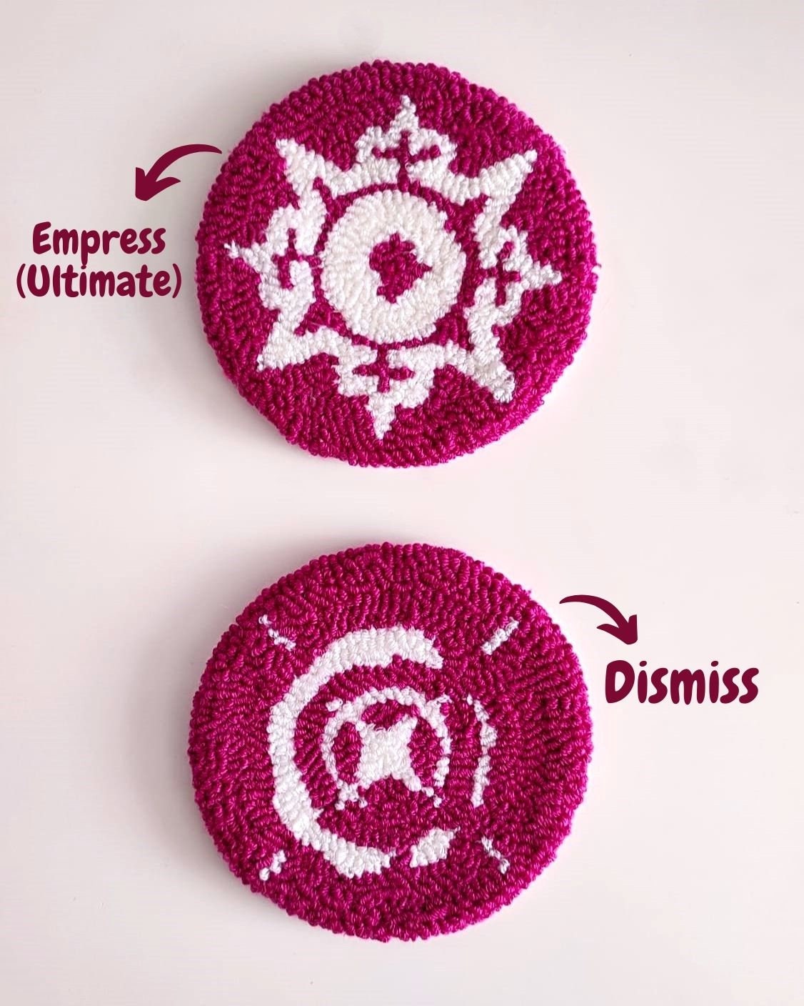 Valorant Reyna Punch Needle Coaster Gamer Gift Valorant Fan Art Unique ...