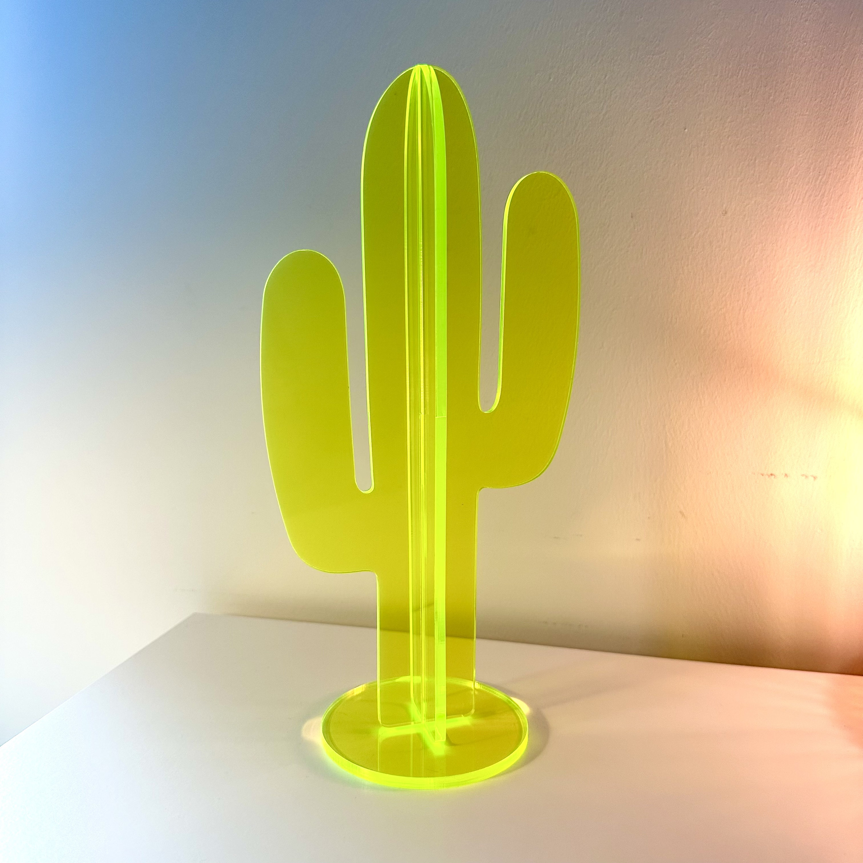 12 Acrylic Cactus Sculpture Modern Bohemian Home Decor - Etsy