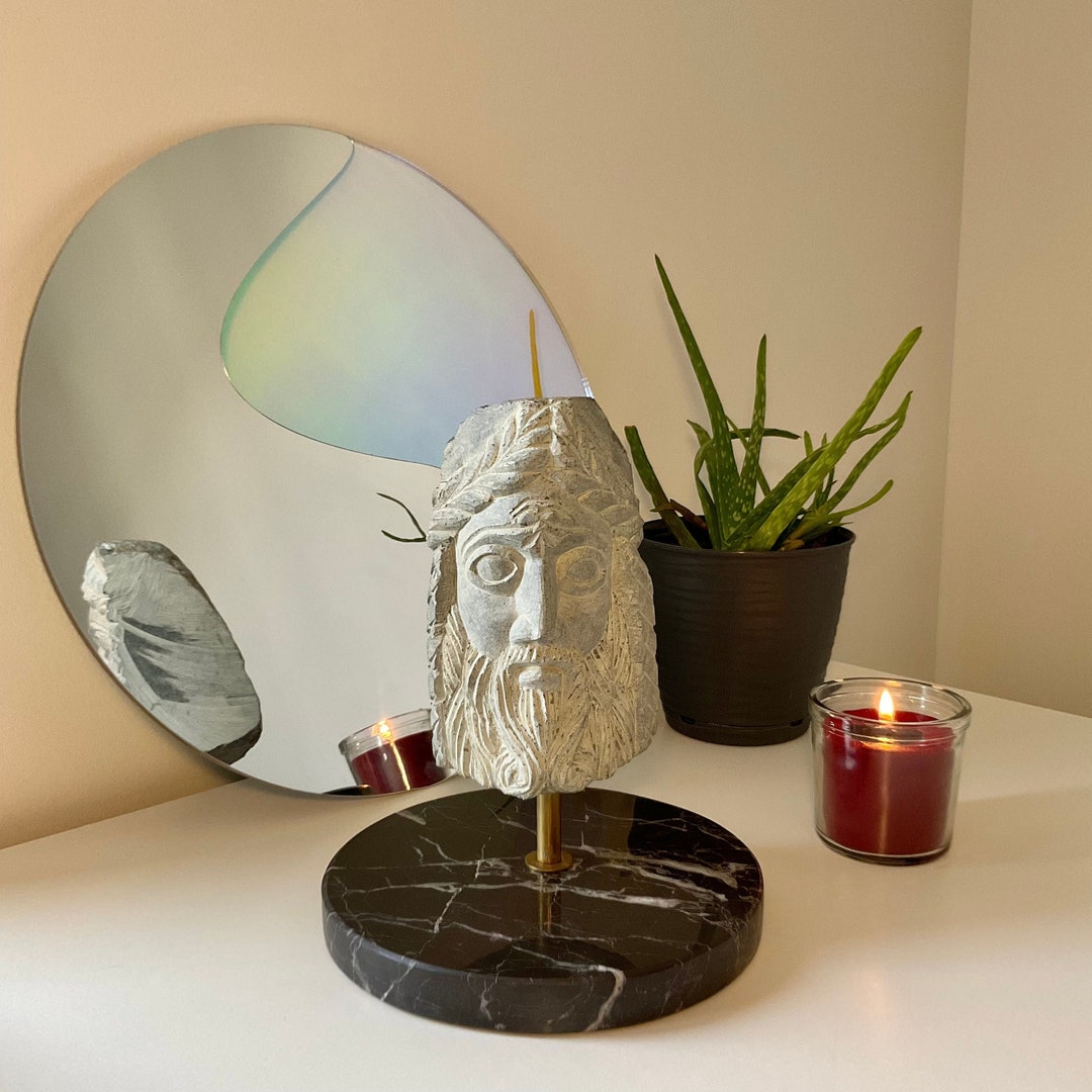 Zeus Stone Sculpture Statue | Greek Mythology, Ancient, Luxury Decor ...