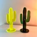 12 Acrylic Cactus Sculpture Modern Bohemian Home Decor, Neon Acrylic ...
