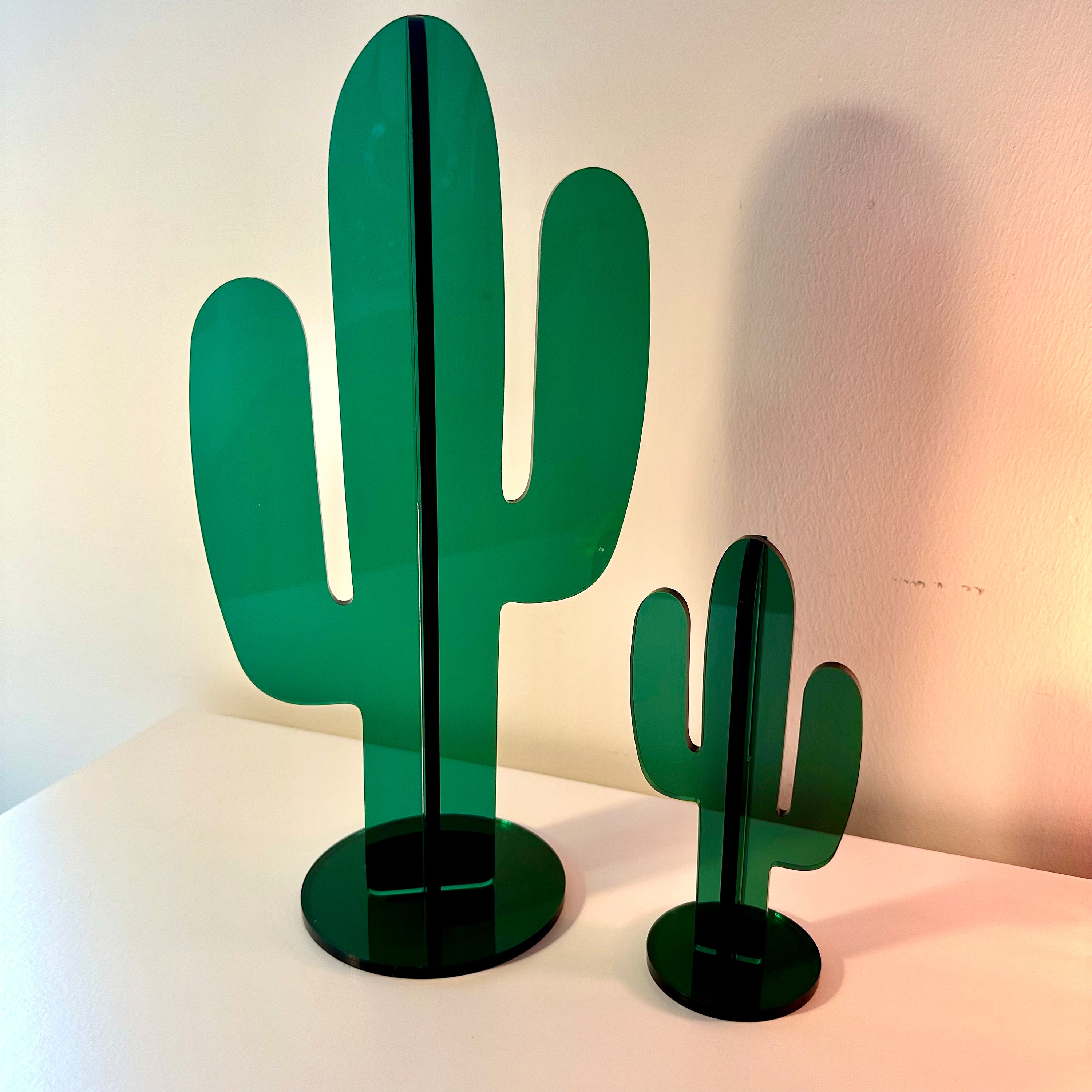 12 Acrylic Cactus Sculpture Modern Bohemian Home Decor - Etsy