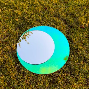 Colorful Round Mirror | Rainbow Reflection Mirror, Home Decor, Bathroom ...