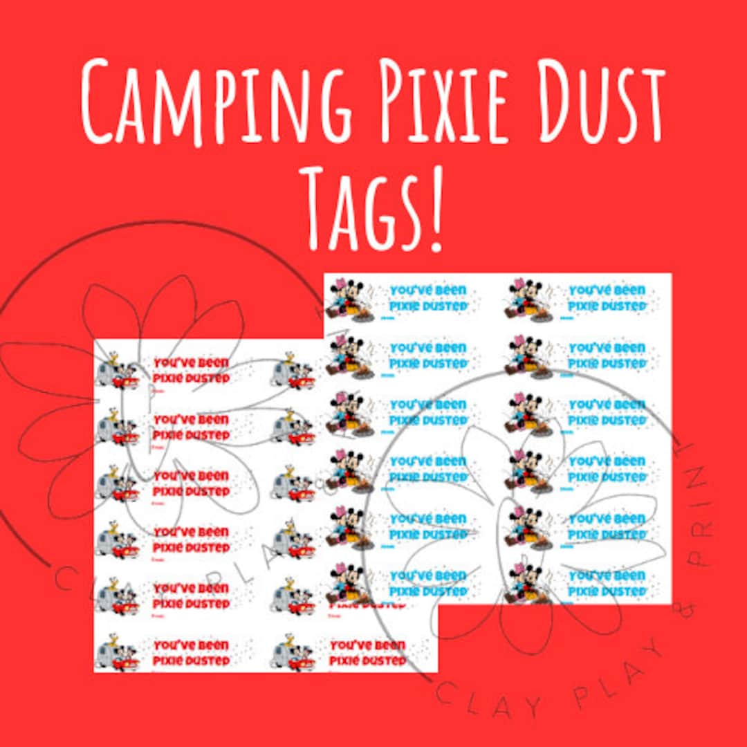 Pixie Dust Tags/fe Stickers/ft Wilderness - Etsy