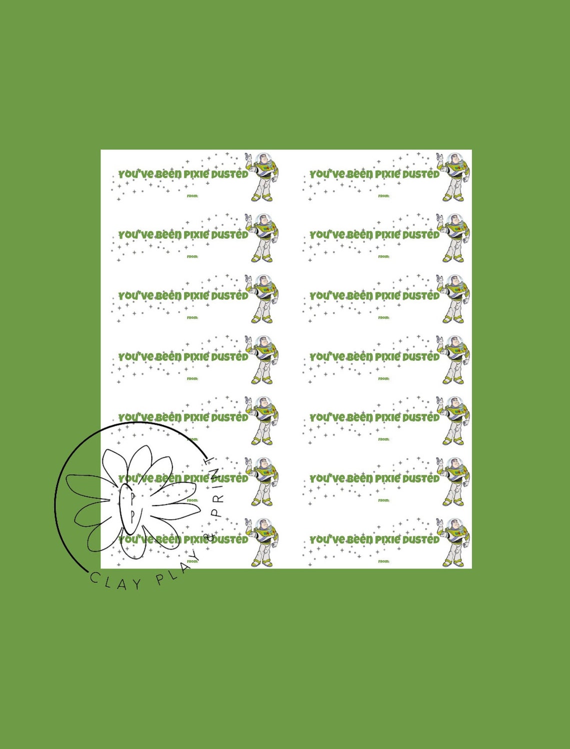 Pixie Dust Tags/cruise FE Stickers - Etsy