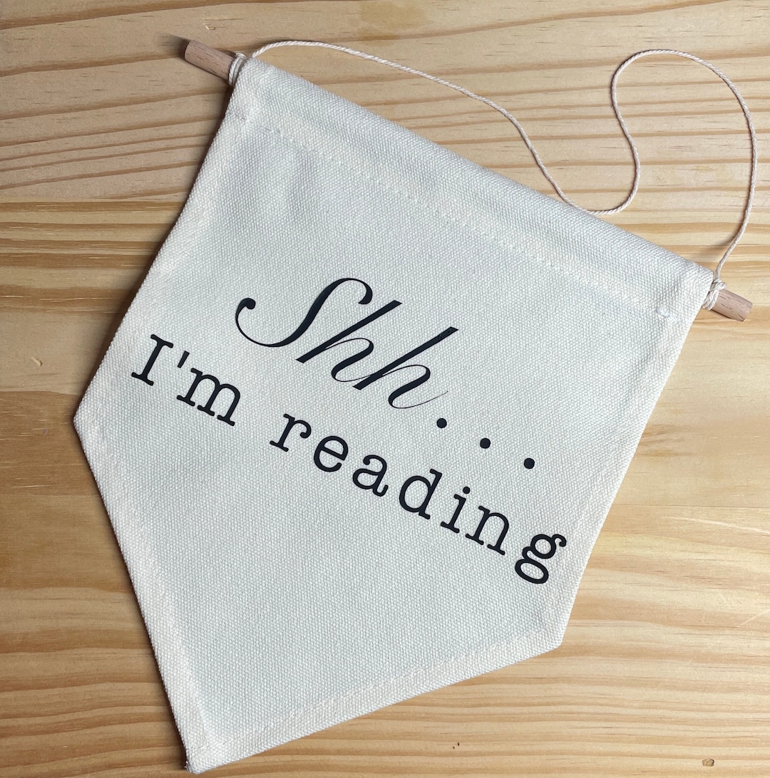Shhim Reading Sign, Book Corner Decor, Reader Book Sign, Book Corner ...