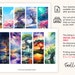 10 Trees Printable Bookmarks Digital Download JPG Bookmark Sheets PNG ...