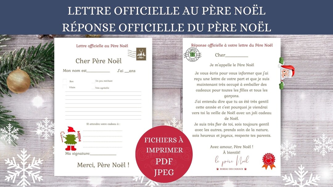 Official Letter to Santa, Reply From Santa, Order a Gift From Santa, I ...