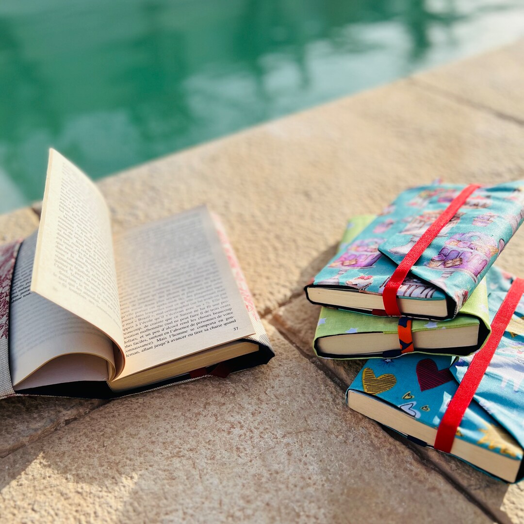 The Cotton Book Cover, Protects Your Books, Gift Wrapping for Books ...