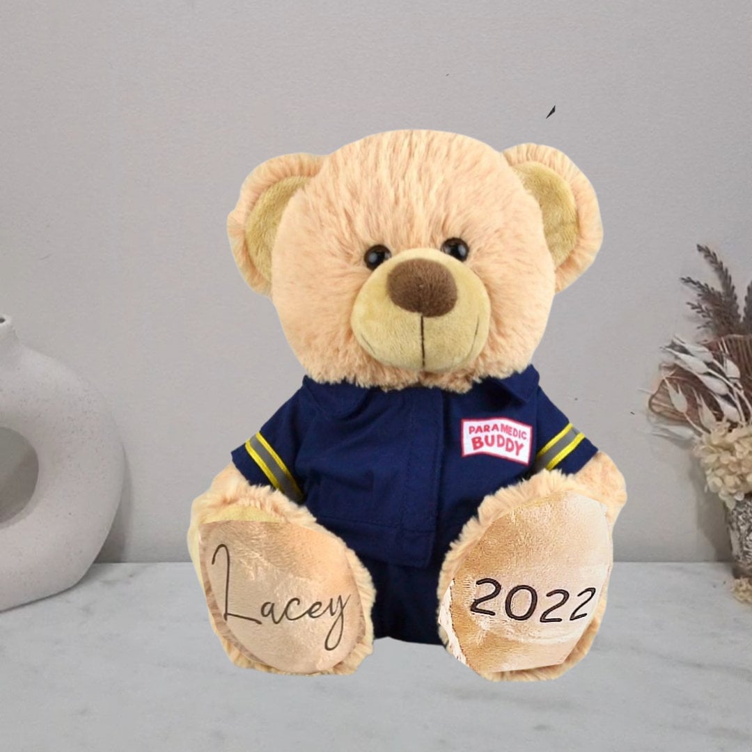 Personalised Paramedic Teddy - Etsy