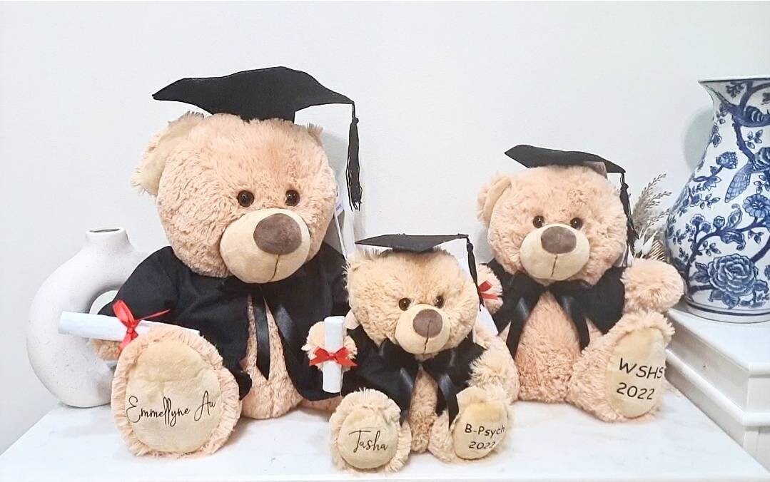 Personalised Graduation Teddy - Etsy Canada