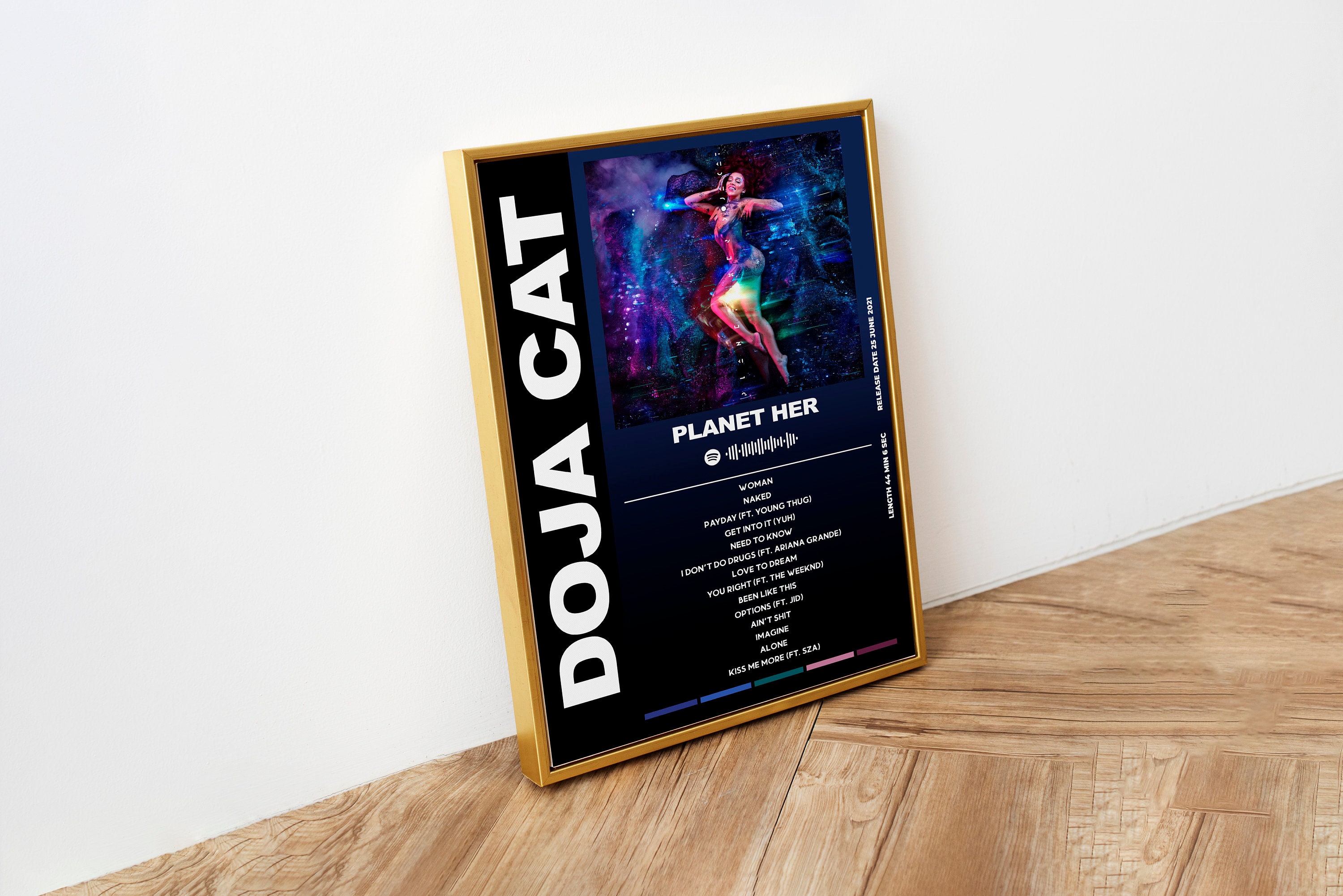 Doja Cat Poster Doja Cat Planet Her Album Cover Poster sold by Liliana ...