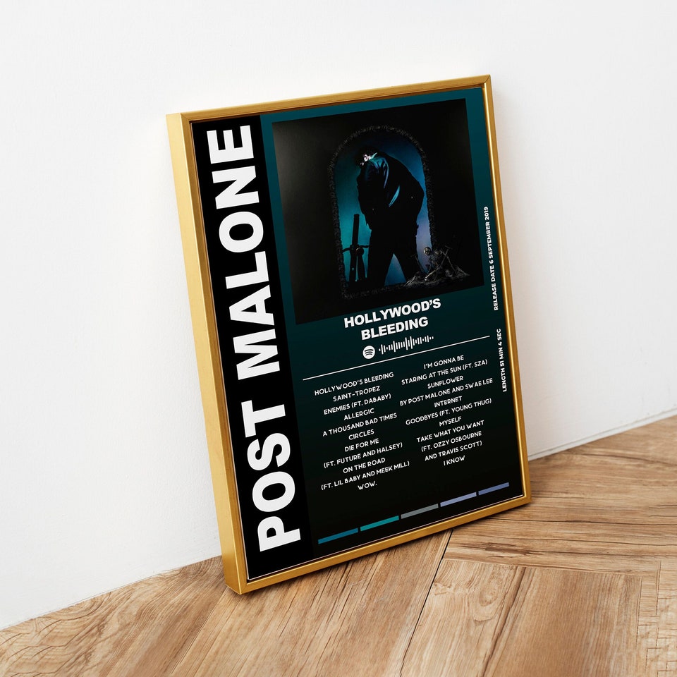 Post Malone Poster Designed & Sold By Shandie Monarchy