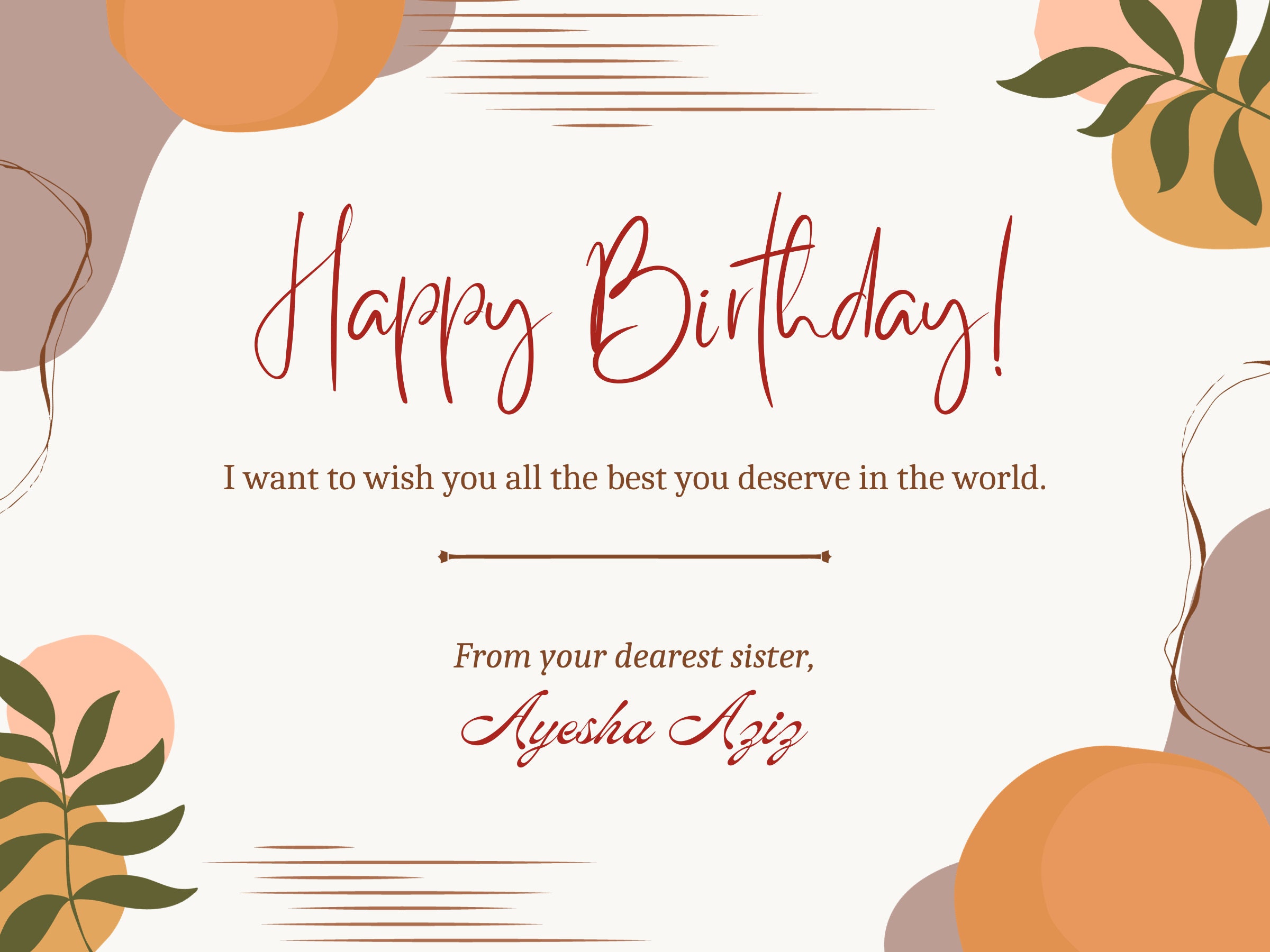 Beautiful Customize Printable, and Editable Birthday Cards Templates ...