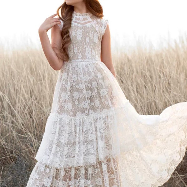 Girls Maxi Dress - Etsy