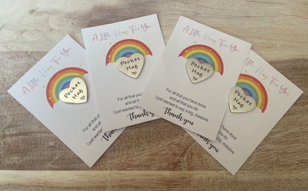 Pocket Hug Rainbow Design - Etsy