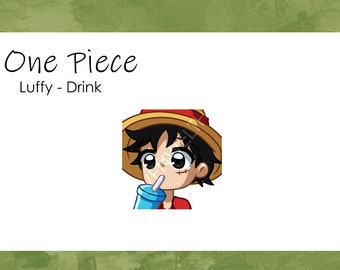 Twitch Emote Luffy Anime Twitch Emote Stream Emote Chibi - Etsy UK