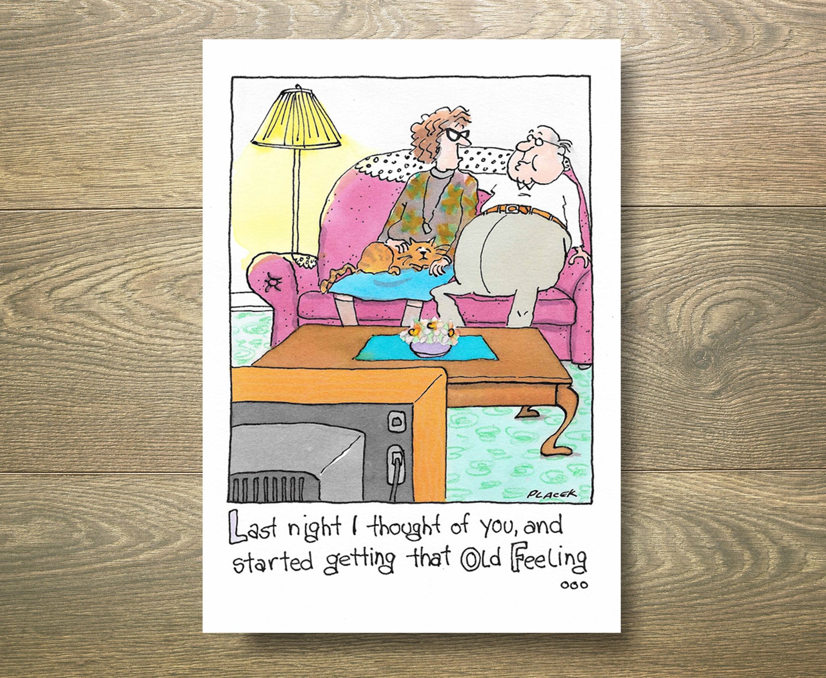 Birthday Card - Old Feeling - Etsy