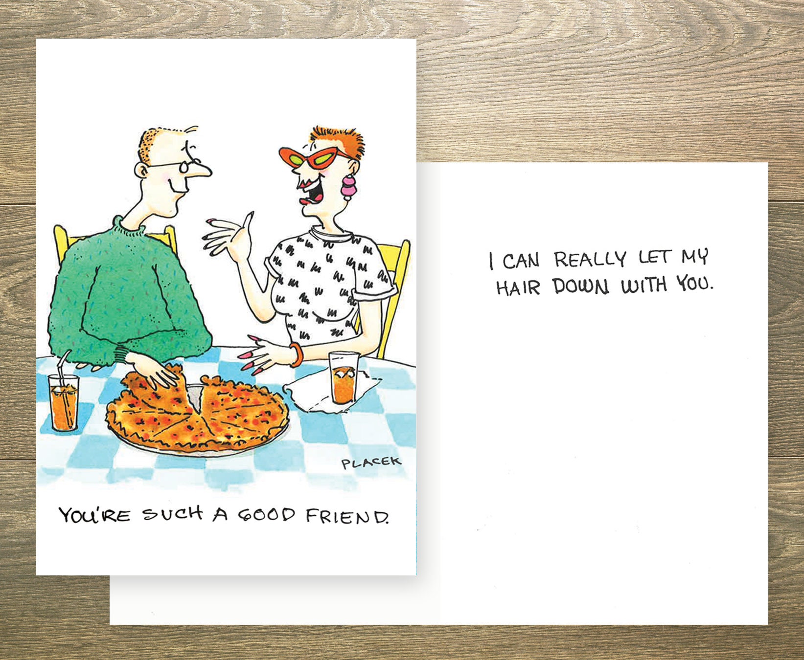 Humorous Greeting Card for a Friend - Etsy