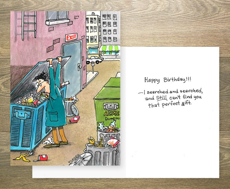 Humorous Birthday Card - Etsy