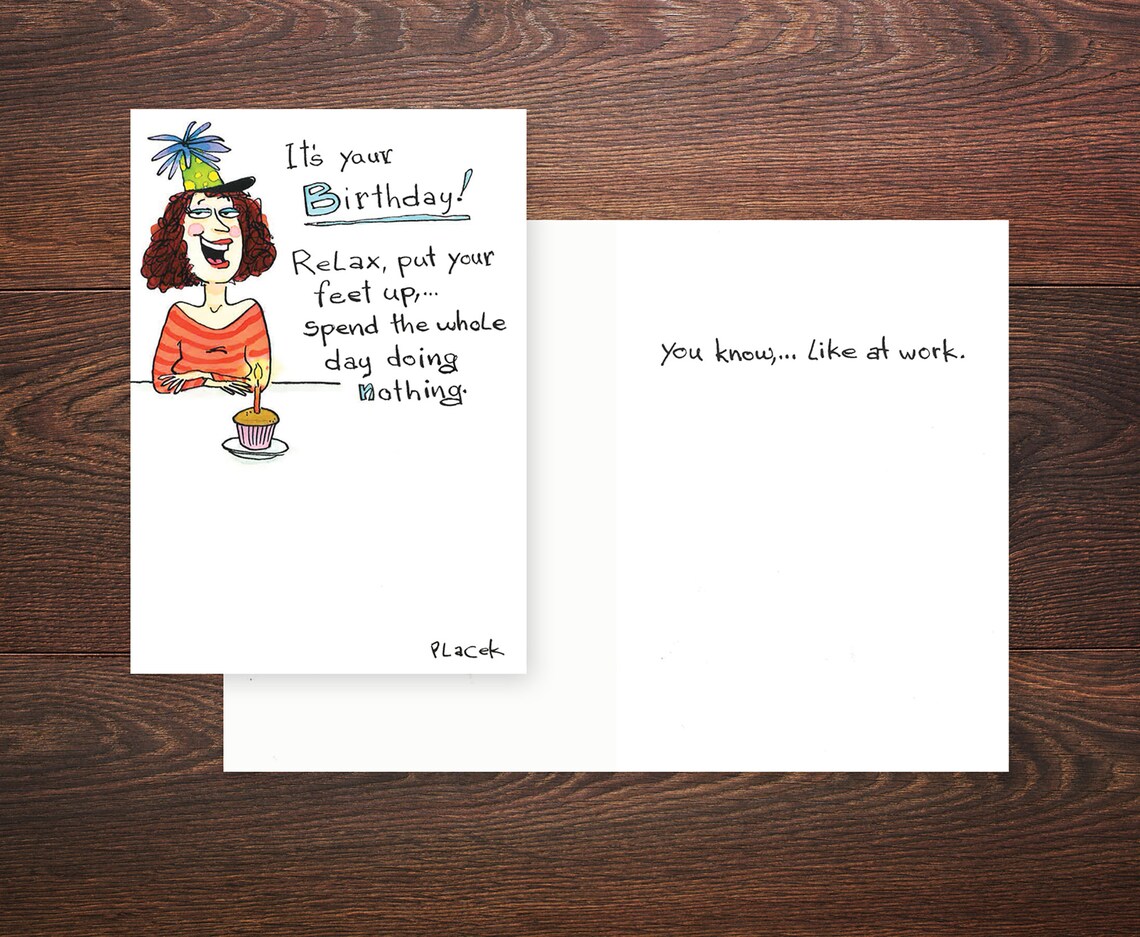 Humorous Birthday Card - Etsy