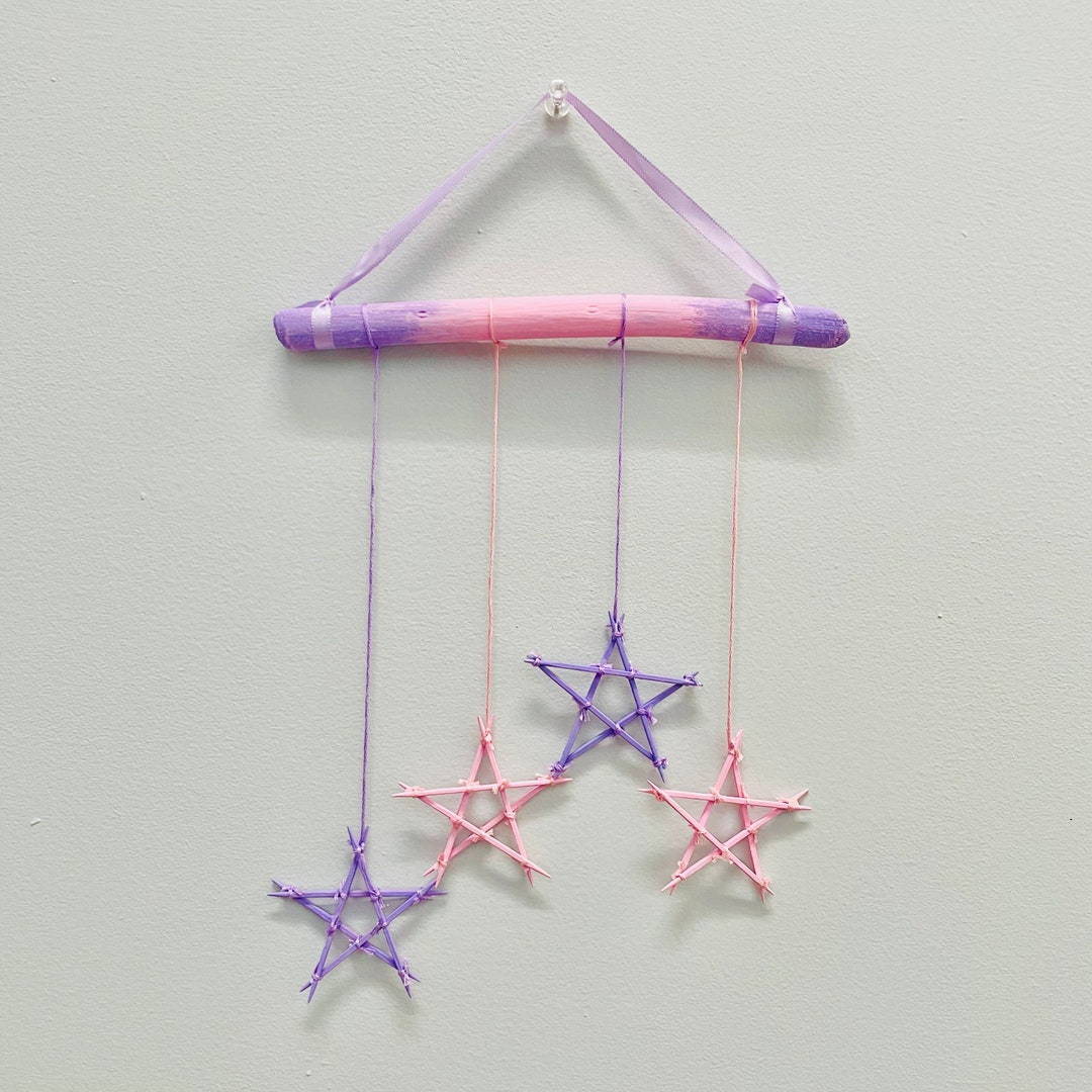 Pastel Pentagram Hanger Pastel Goth Witchy Decor - Etsy