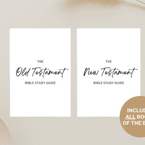 Printable Bible Study Guide | Minimalist Template | Instant Download ...