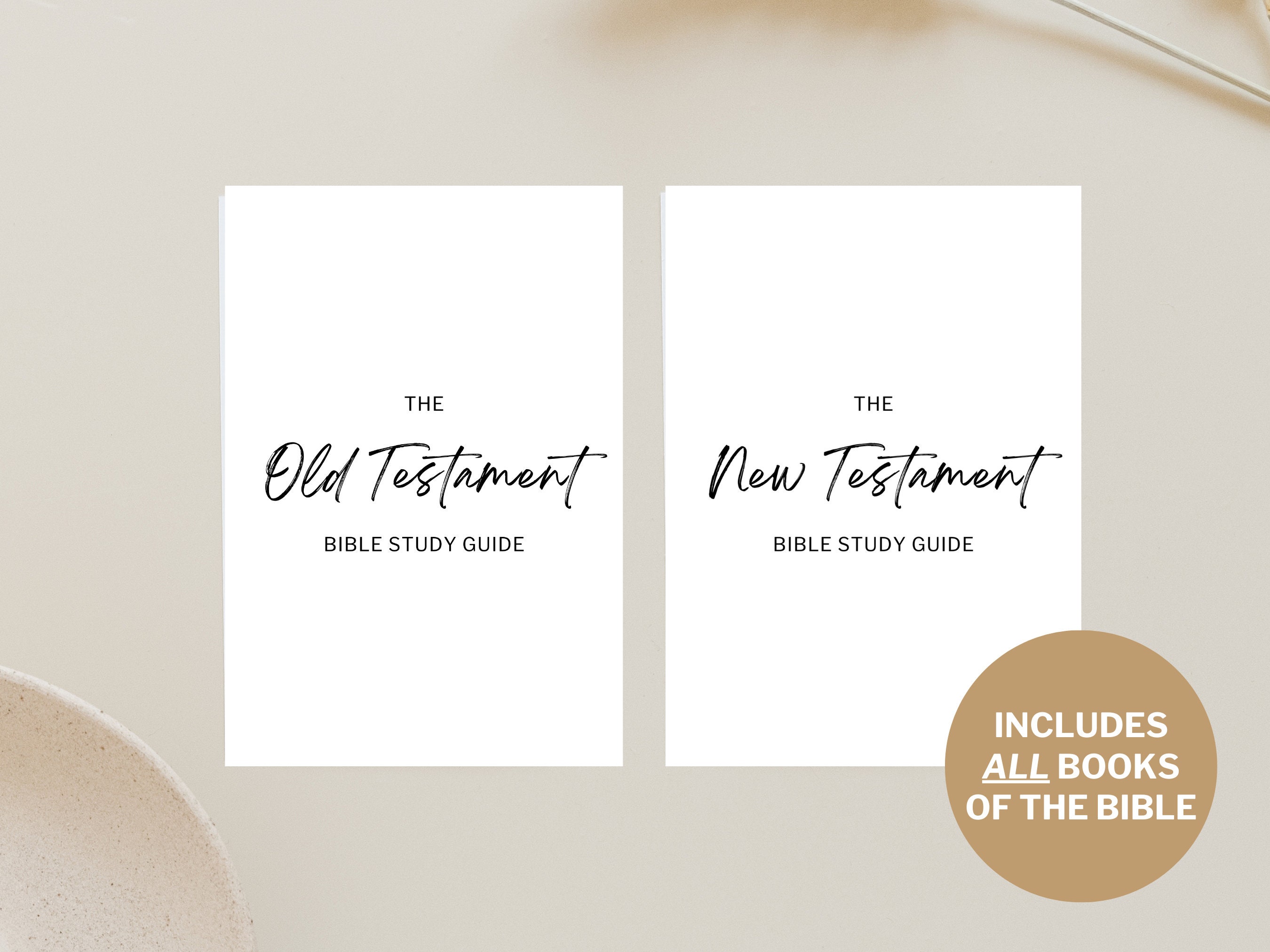 Printable Bible Study Guide | Minimalist Template | Instant Download ...