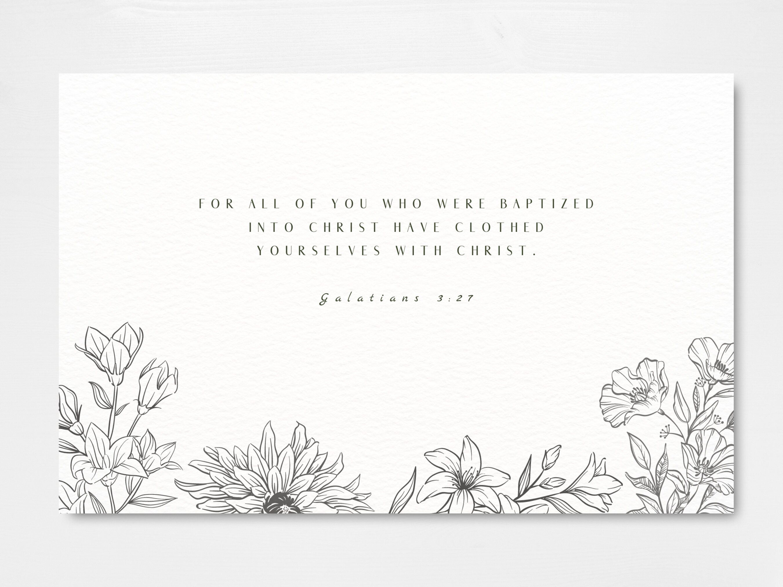 Printable Baptism Card | Christian Gift, Printable PDF, Customizable - Etsy
