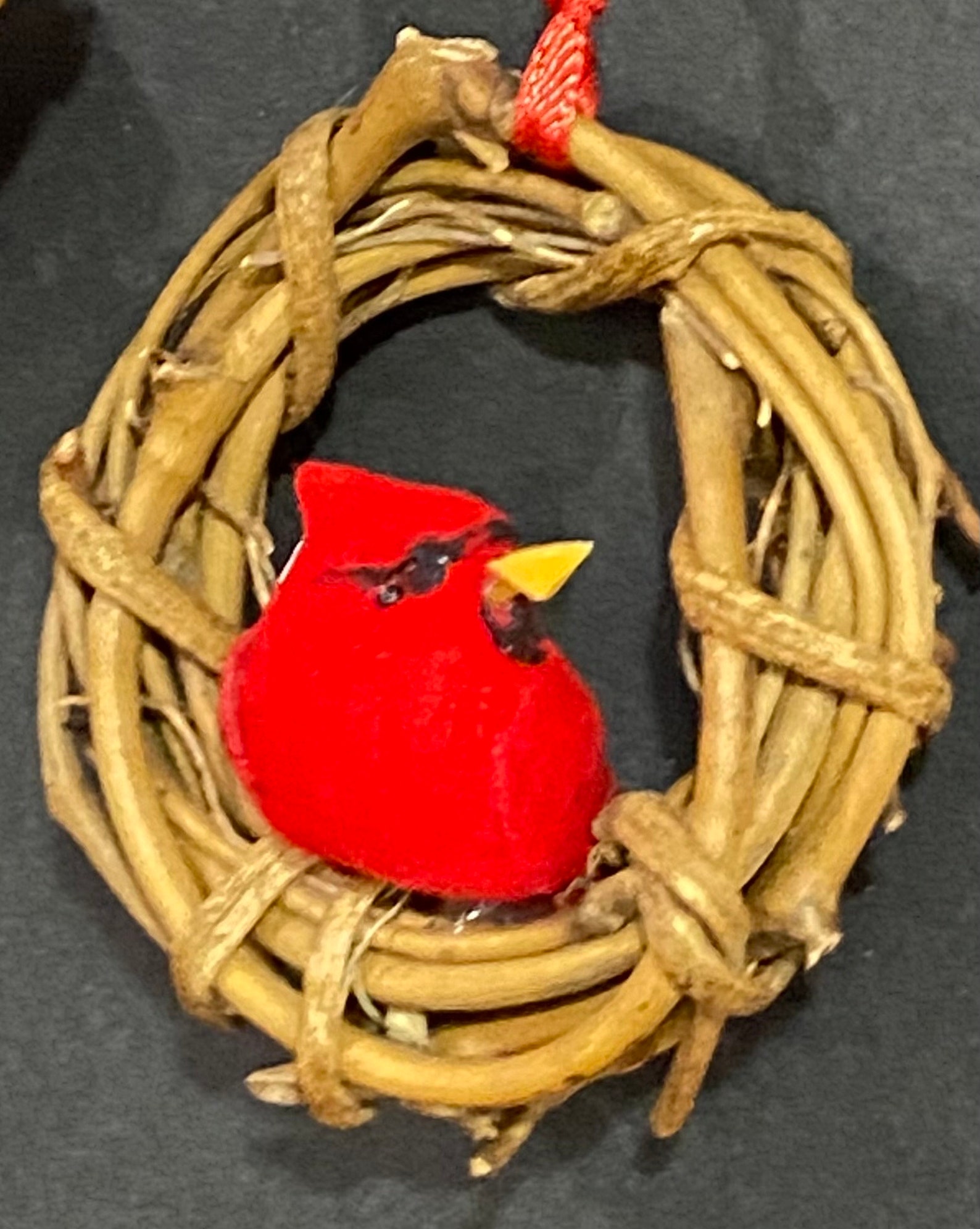 Trio of Red Cardinal Christmas Ornaments - Etsy
