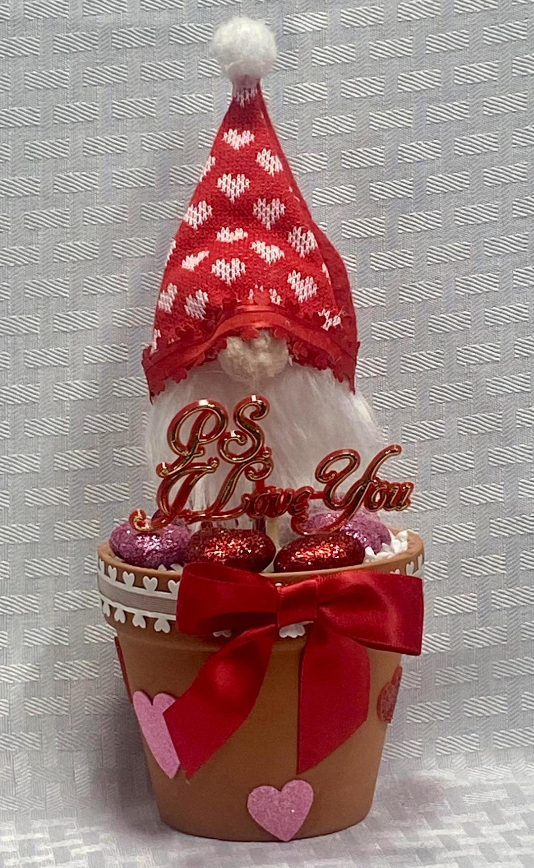 Gnome Valentines Day Arrangement - Etsy