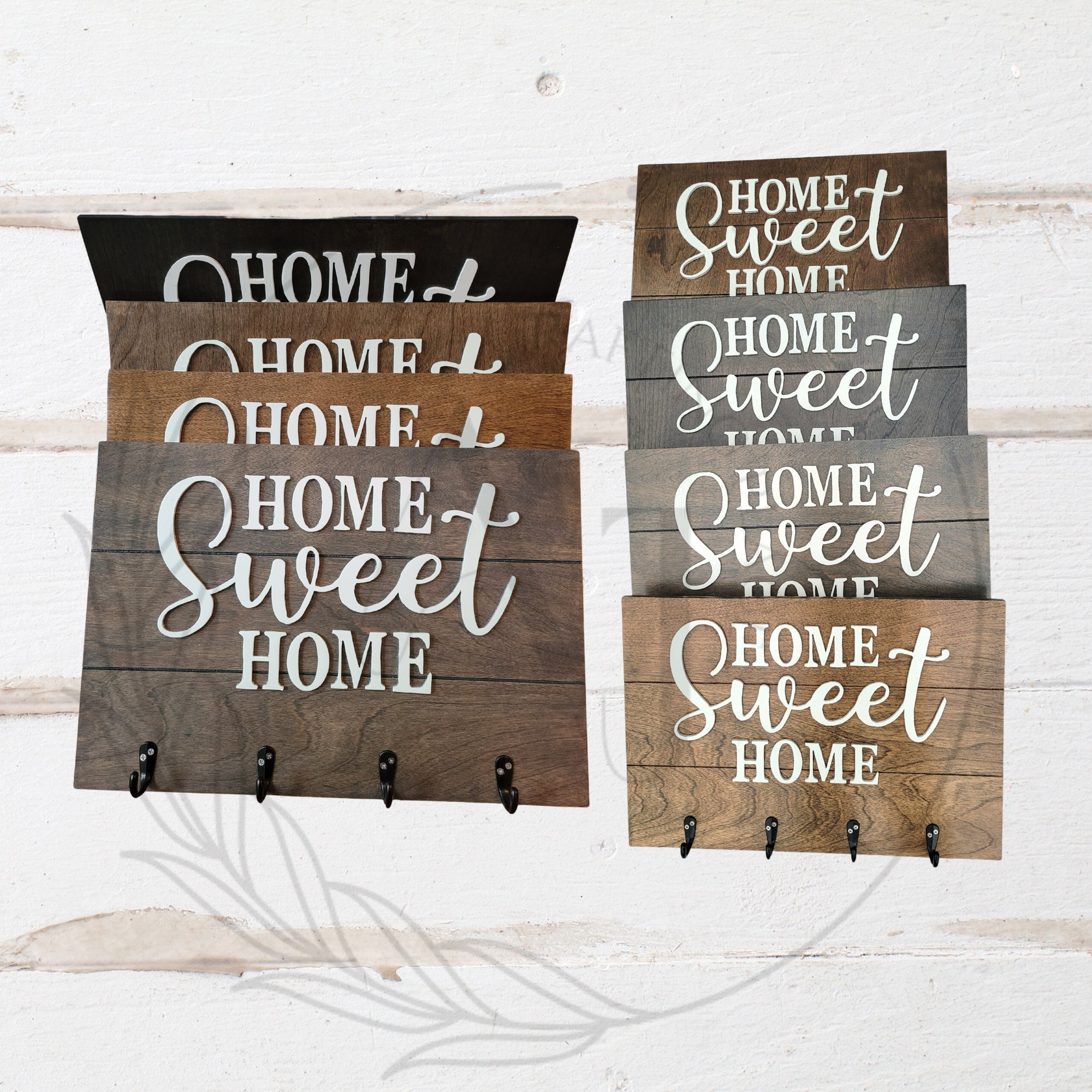 3D Home Sweet Home Key Holder Sign, Wedding Gift, Housewarming Gift ...