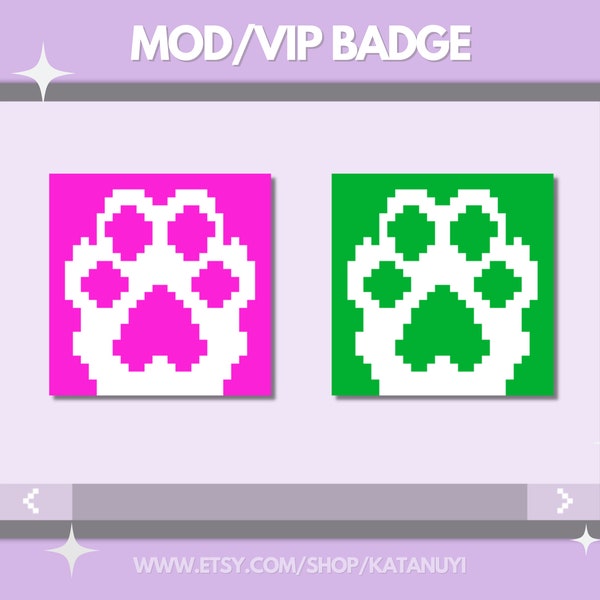 Twitch Mom and Vip Badge - Etsy UK